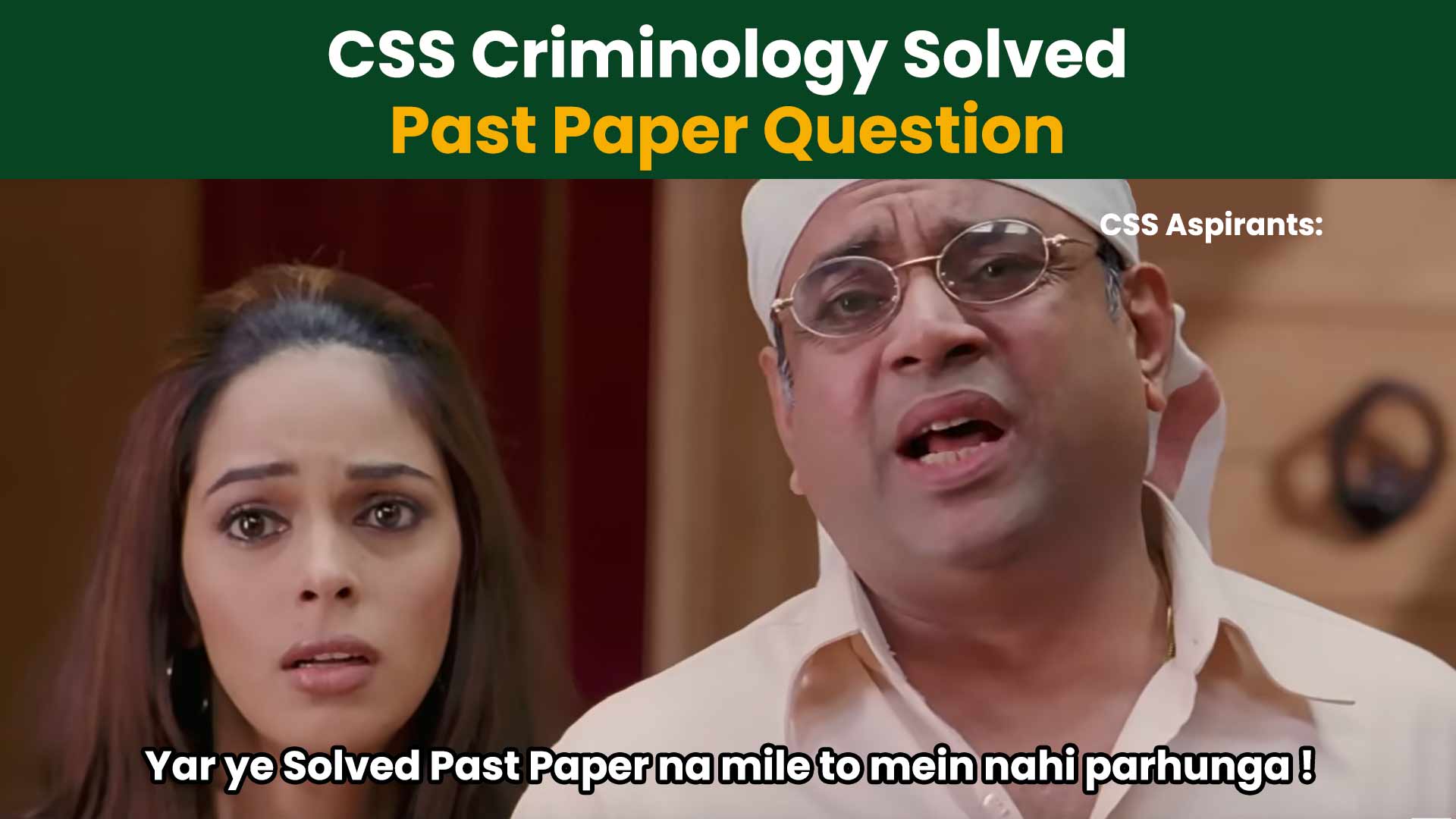 CSS Criminology Solved Past Paper Question CSS Criminology Solved Past Paper Question